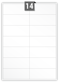 Rectangle Labels on A4 Sheets | Next Day Delivery | AA Labels